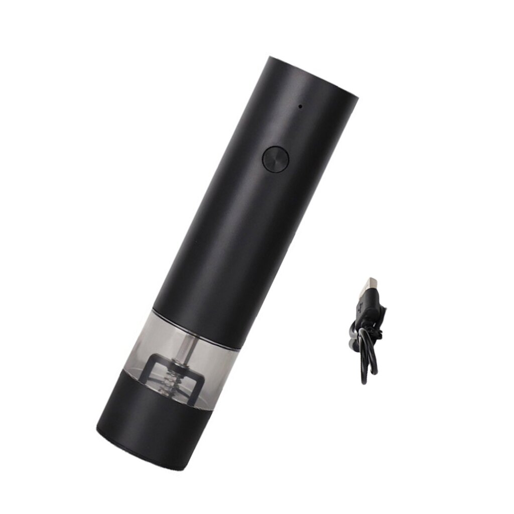 USB Перезаряжаемая мельница для соли и перца Электрическая мельница для специй USB перезаряжаемая Кухонная мельница для любителей выпечки