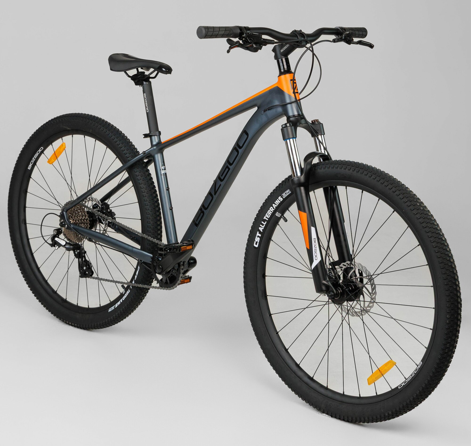 Велосипед BozGoo Superior 26 (Dark Asphalt Grey/Orange) рама 17"