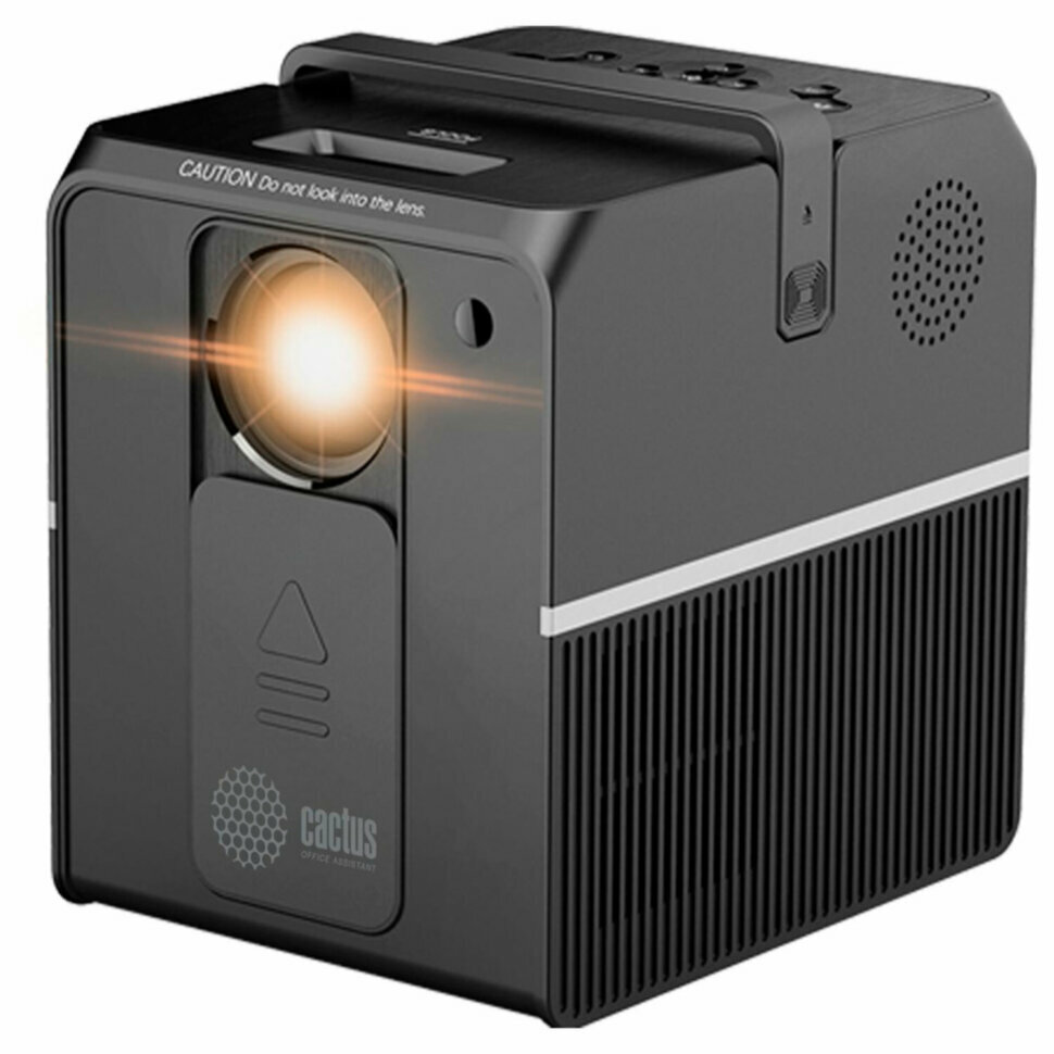 Проектор CACTUS CS-PRC.04B. WUXGA-A, LCD, 1920x1080, 16:9, 3500 лм, 1000:1, 1,35 кг, черный, 355016