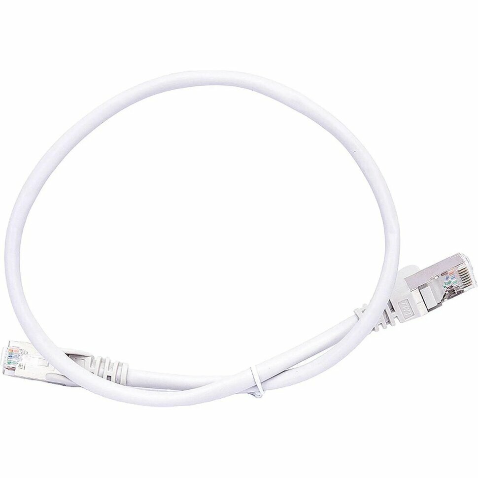 Патч-корд TWT TWT-45-45-0.5/S-GY FTP кат.5e, 0.5 м, серый, 2125719