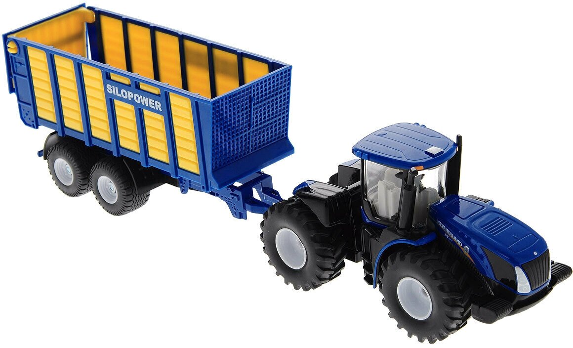Трактор с прицепом Siku, 1947, игрушечная модель коллекционной машинки