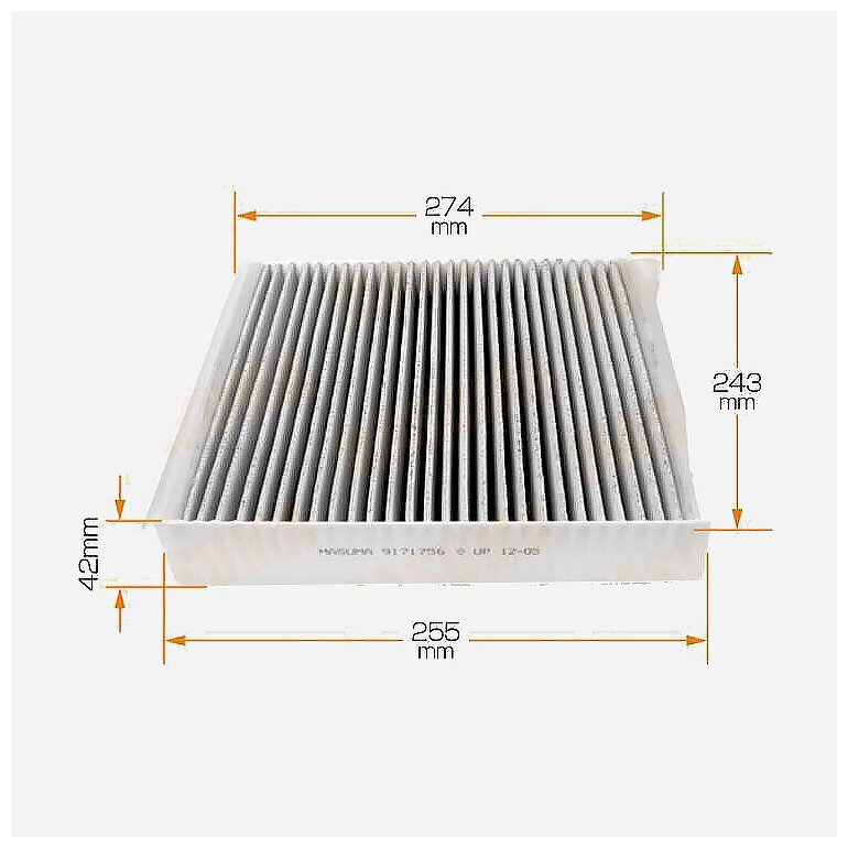 Фильтр салона Masuma арт. mce4064cl