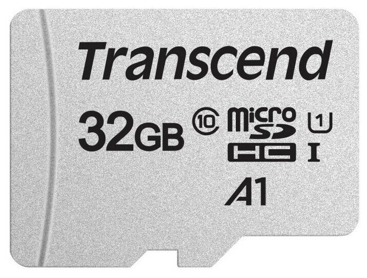 Карта памяти Transcend 300S microSDHC 32Gb UHS-I Cl10, TS32GUSD300S