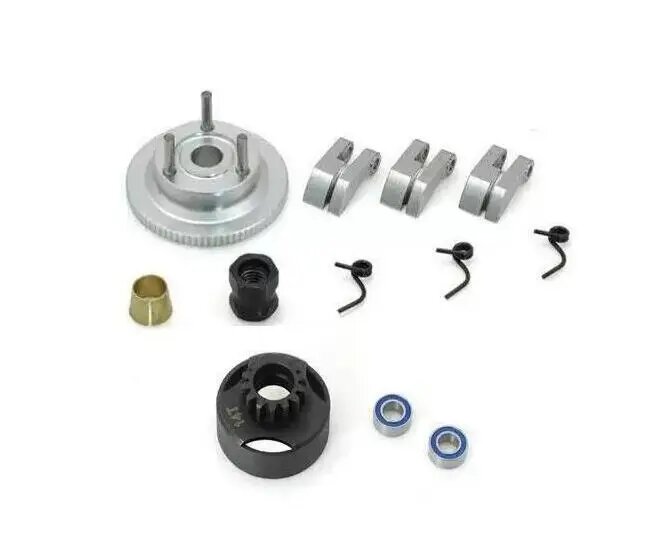 Комплект синих фрикционных колодок Kingtair для багги 1/8 Moonster, HPI Savage 4.6 14T SET