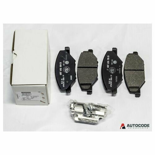 Колодки тормозные передние VAG, 6RU698151A VAG 6ru698151a