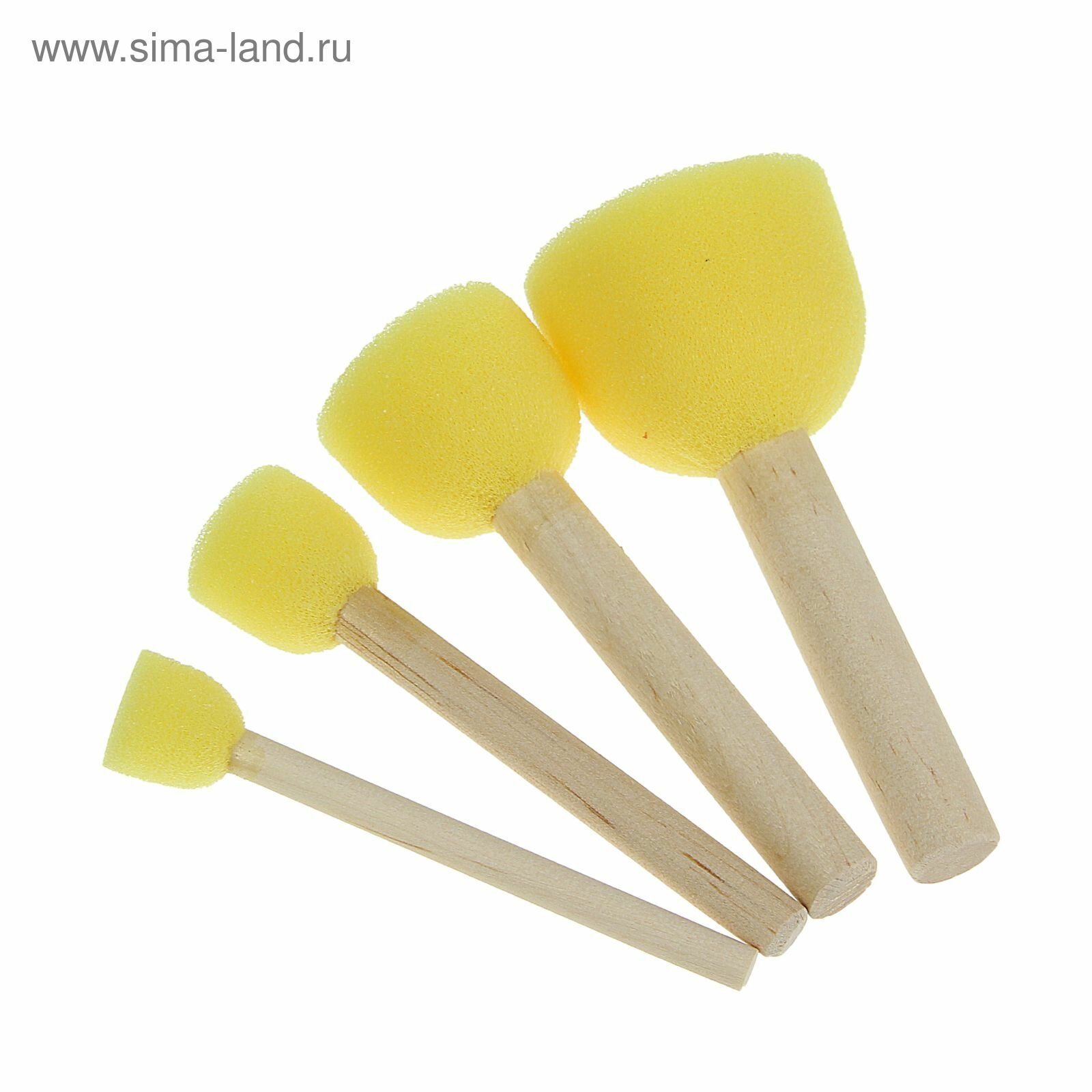 Набор кистей - спонжей, 4 штуки, 1399217