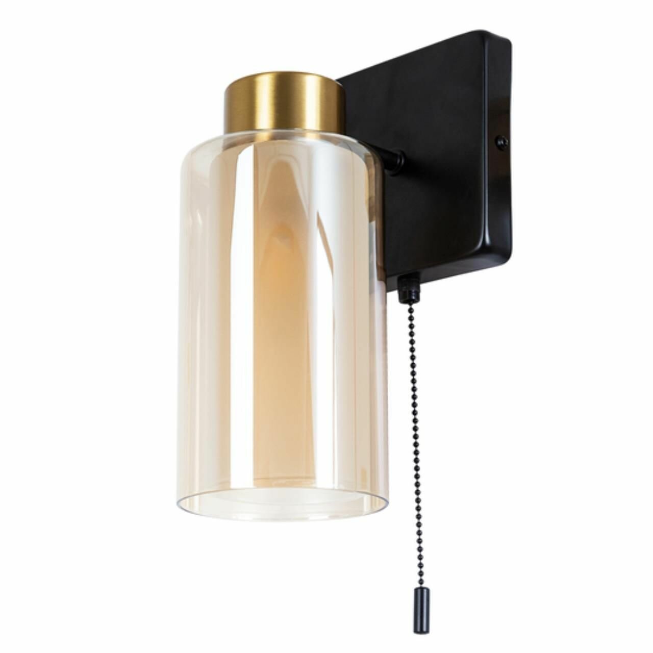 Светильник настенный Arte Lamp LEO, A7027AP-1BK, 40W, E14, Стиль Лофт