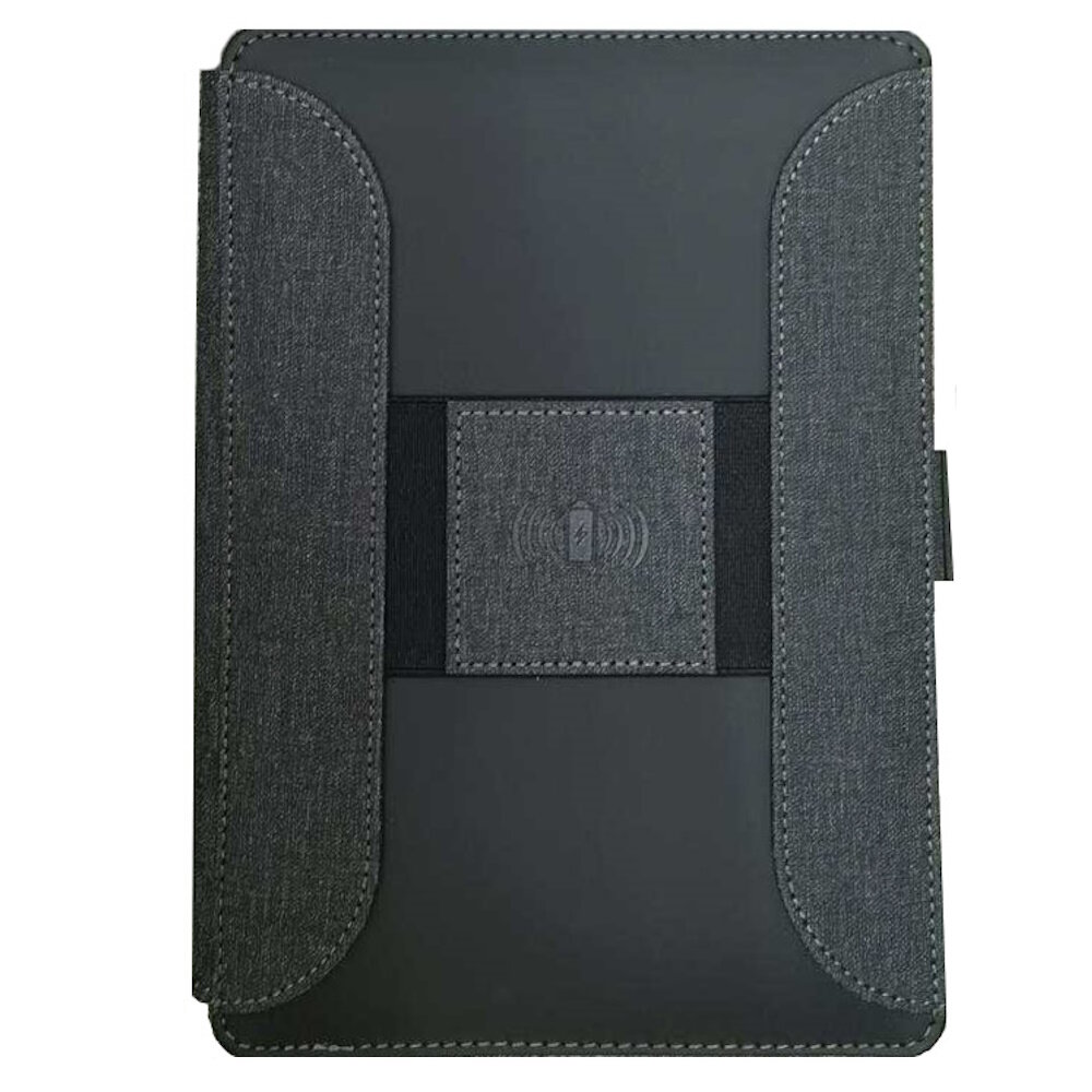 Ежедневник с беспроводным зарядным устройством и ручкой гелевой