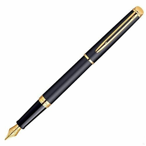 Перьевая ручка Waterman Hemisphere Matt Black GT, чёрный матовый лак