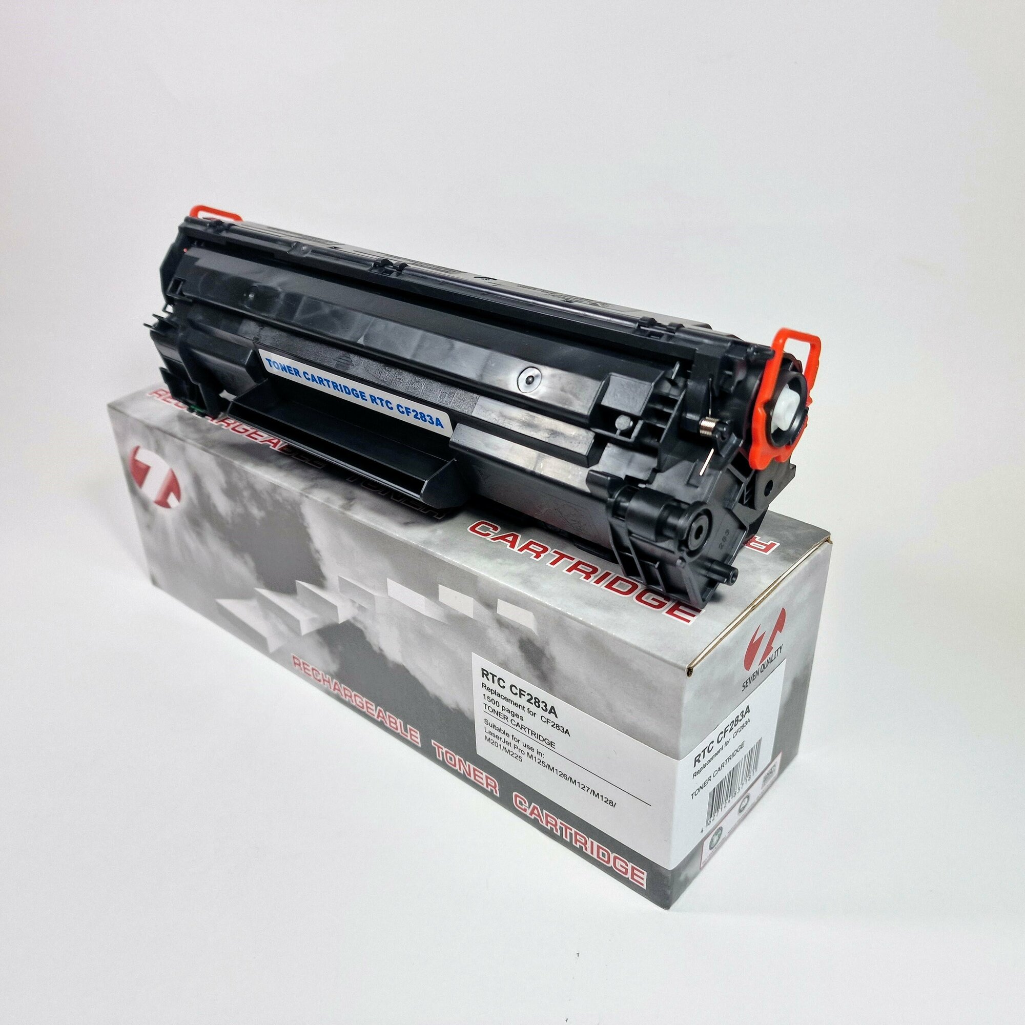 Картридж CF283A, 7Q, для HP LJ Pro M125, M127, M201, M202, M225, черный, 1500 листов