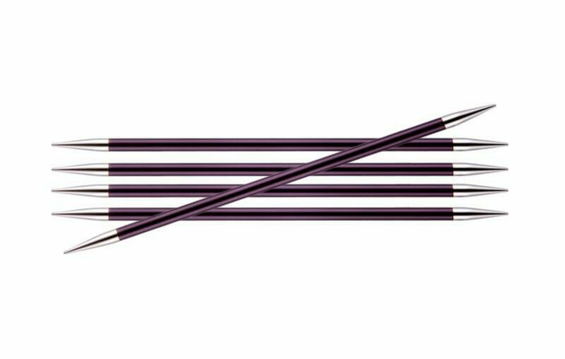 47043 Спицы для вязания носочные 6.00mm-20 cm Zing KnitPro