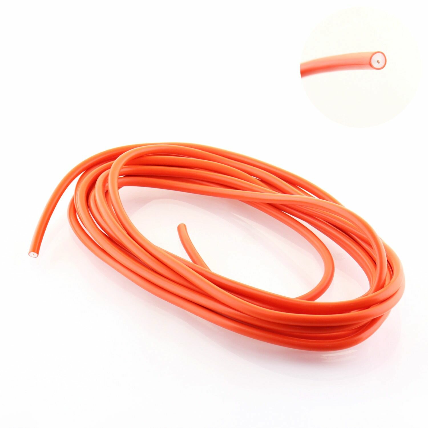 Бронепровод 6.5x500mm (красный, силикон) "DM"