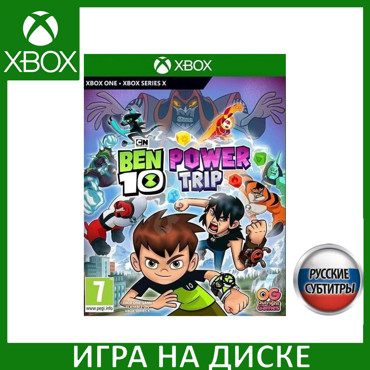 Игра Ben 10: Мощное Приключение (Power Trip) Xbox One, Series X Русская Версия Диск на Xbox