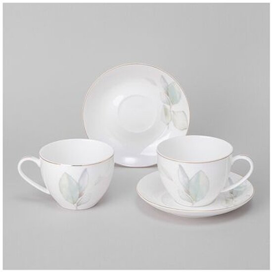 Чайный набор Lefard "inspiration" нежность на 2 пер. 4 пр. 260 мл