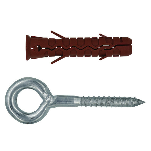 Дюбель нейлоновый PNG 14x70мм с кольцом 12x90мм 1шт