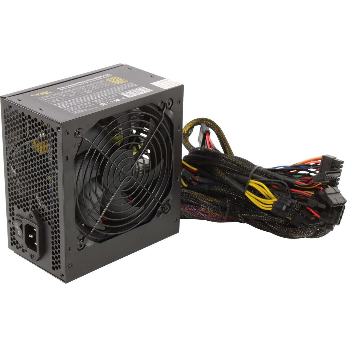 Блок питания ExeGate ServerPRO 600PPH-SE 600W (24+4x4+2x6/8пин)