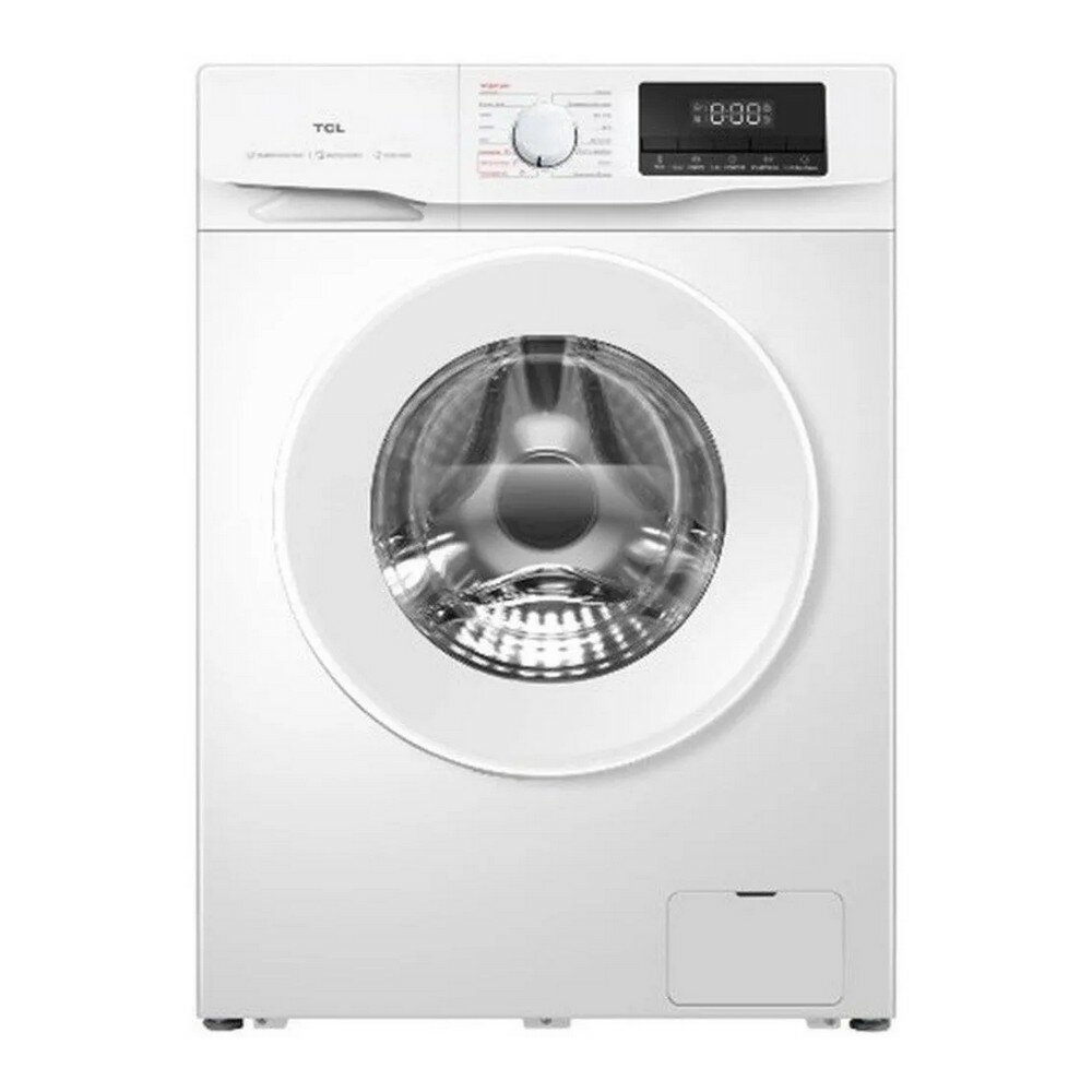 Стиральная машина TCL TWOP-606W12W1, фронтальная загрузка, дисплей, 16 программ стирки