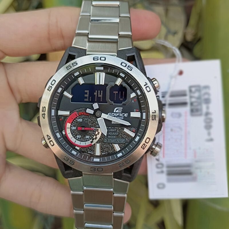 Наручные часы CASIO Edifice, черный/серебристый — фото 1