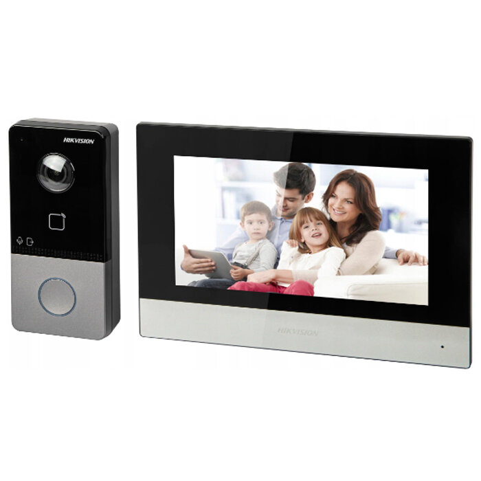 Видеодомофон Hikvision DS-KIS603-P(C) LCD 7" IP Doorphone Bundle
