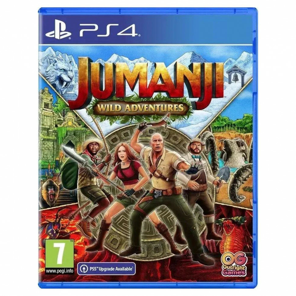 Игра Jumanji Wild Adventures для PS4 (CUSA 32105) (Английская версия)