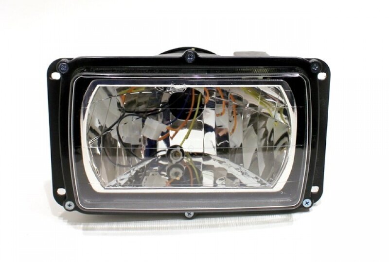 Блок фара ГАЗ 3102, МАЗ, евро, ЗИЛ 4331 гладкое стекло (Формула света)