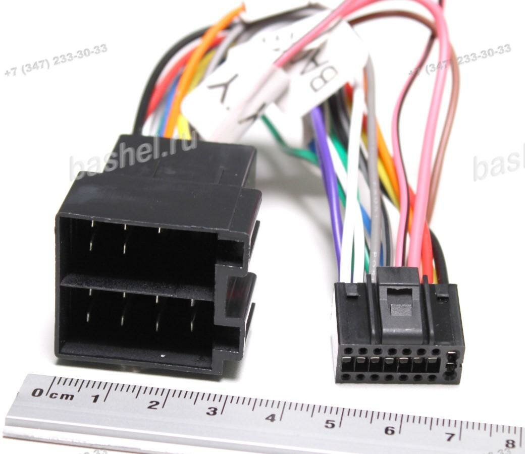 Разъем для китайских а/магнитол + ISO (на андроид)