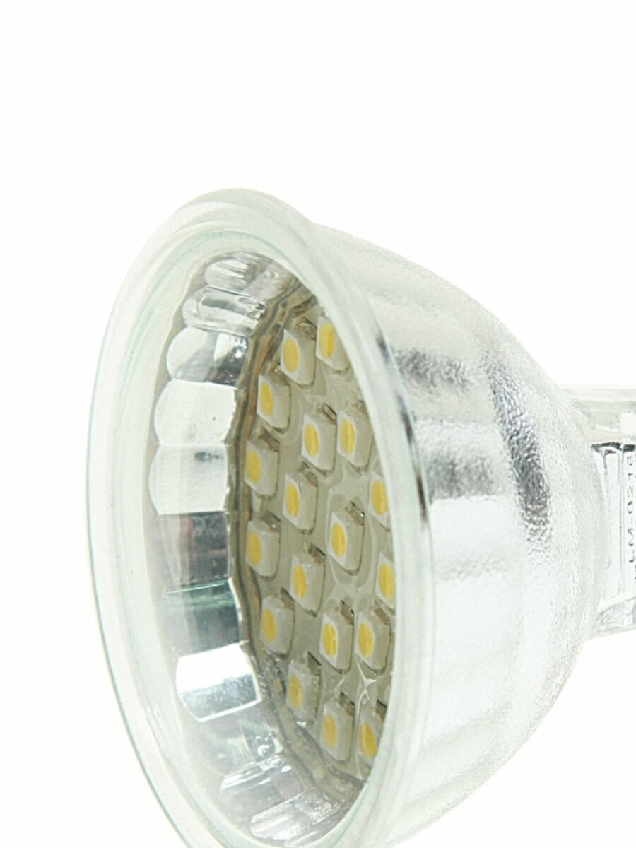 Светодиодные лампы MEGA WARM WHITE M-0216-MR16 LM-0216WW-MR16, 24 SMD, 2W равно 20W