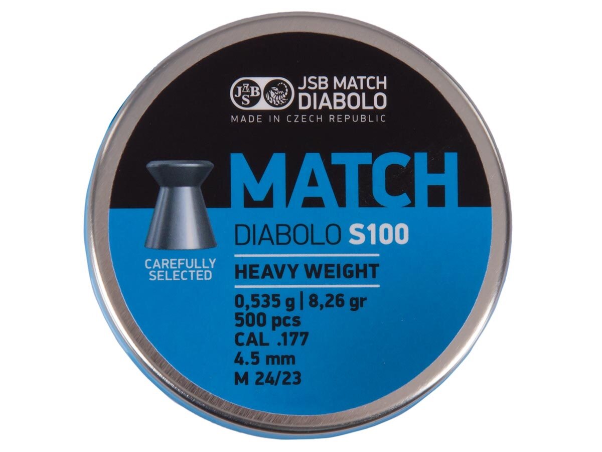 Пульки Jsb Blue Match S 100 К.4,50Мм, 500Шт./уп.