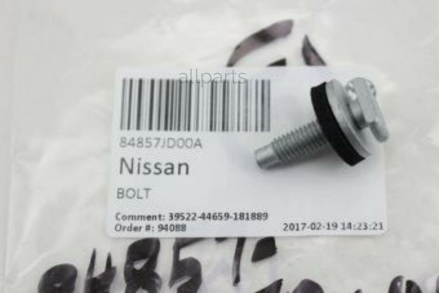 NISSAN 84857-JD00A Болт NISSAN 84857-JD00A