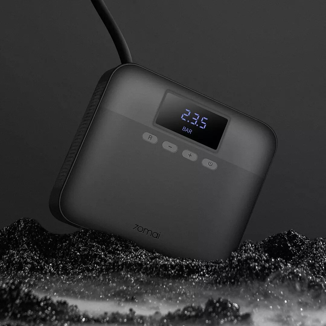 Насос автомобильный 70mai TP03, с зарядкой через USB, черный