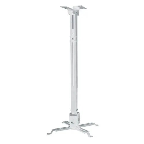 Кронштейн для проектора Buro PR04-100W, до 20кг, потолочный, поворот и наклон, белый