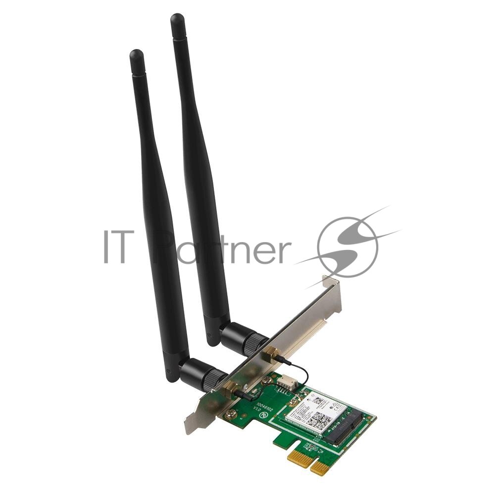 Сетевой адаптер Tenda E30 беспроводной двухдиапазонный PCI-e адаптер Wi-Fi 6 AX3000 c Bluetooth 5.0