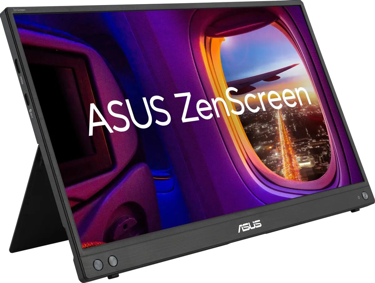 Монитор 15.6" Asus ZenScreen MB16AHV black (IPS,1920x1080,60Hz,5ms) (90LM0381-B02370)