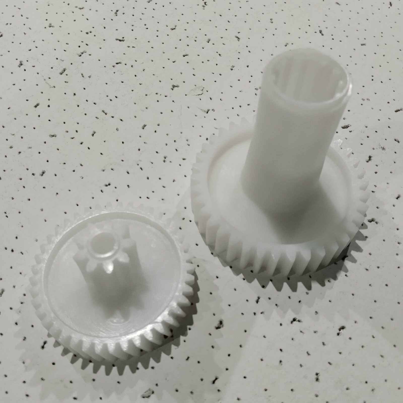 Блок шестеренок Bork М500 2шт D=66/22, H=36/14, 9 прям. 41 косой зуб D=80 H=78/18, 38 прям зуб