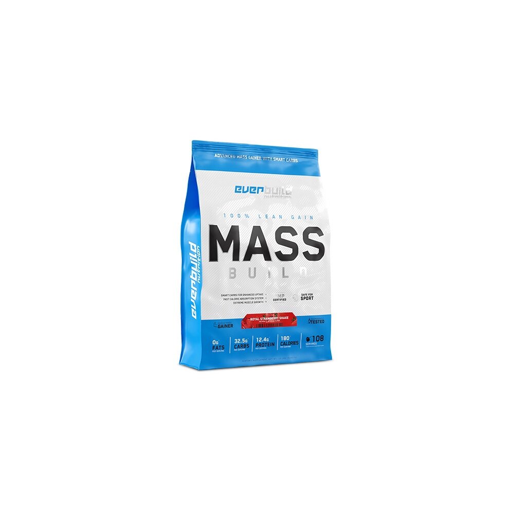 Гейнер Everbuild Nutrition 100% Lean Gain Mass Build, 5443 г, Вкус French Vanilla Shake / Французской Ванили Коктейль