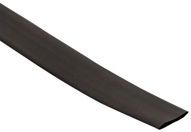 Термоусадочная трубка EKF / ЕКФ PROxima ТУТнг без клеевого слоя 10/5 полиолефин черный длина 1м диаметр 10(5)мм, tut-10-b-1m, 1шт. / термотрубка