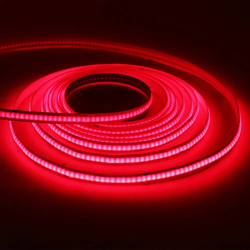 Светодиодная лента HEGEHE COB 5В гибкая 3/5/8 мм Красный, Red, Width 3MM, 5m