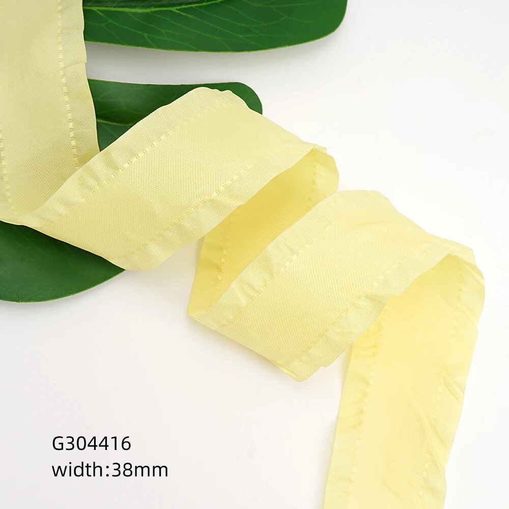 Блестящая лента Top Ribbon 38 мм, красная, розовая, золотистая