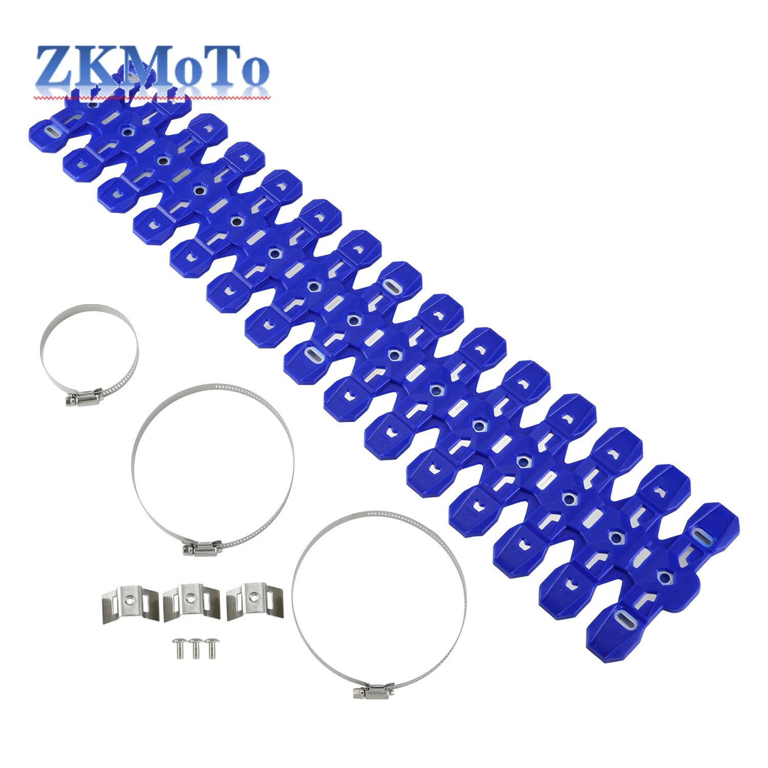 Мотоциклетный выхлопной капот 60 см, защитный чехол для трубки глушителя, теплозащитный экран для KTM SX XC XCW XC-W TPI 6 дней 125 250 300 2012-2023 Синий, Синий