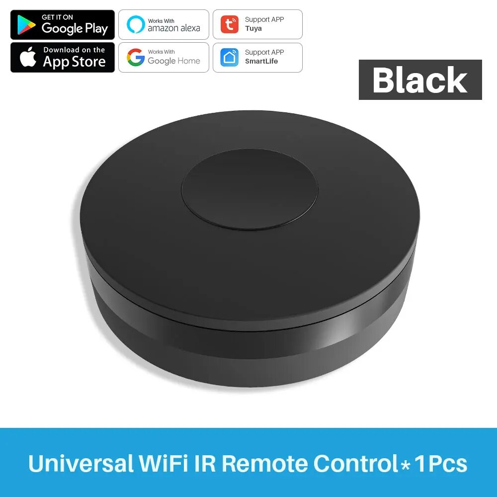 Умный пульт дистанционного управления Elivco для умного дома Black-1pcs