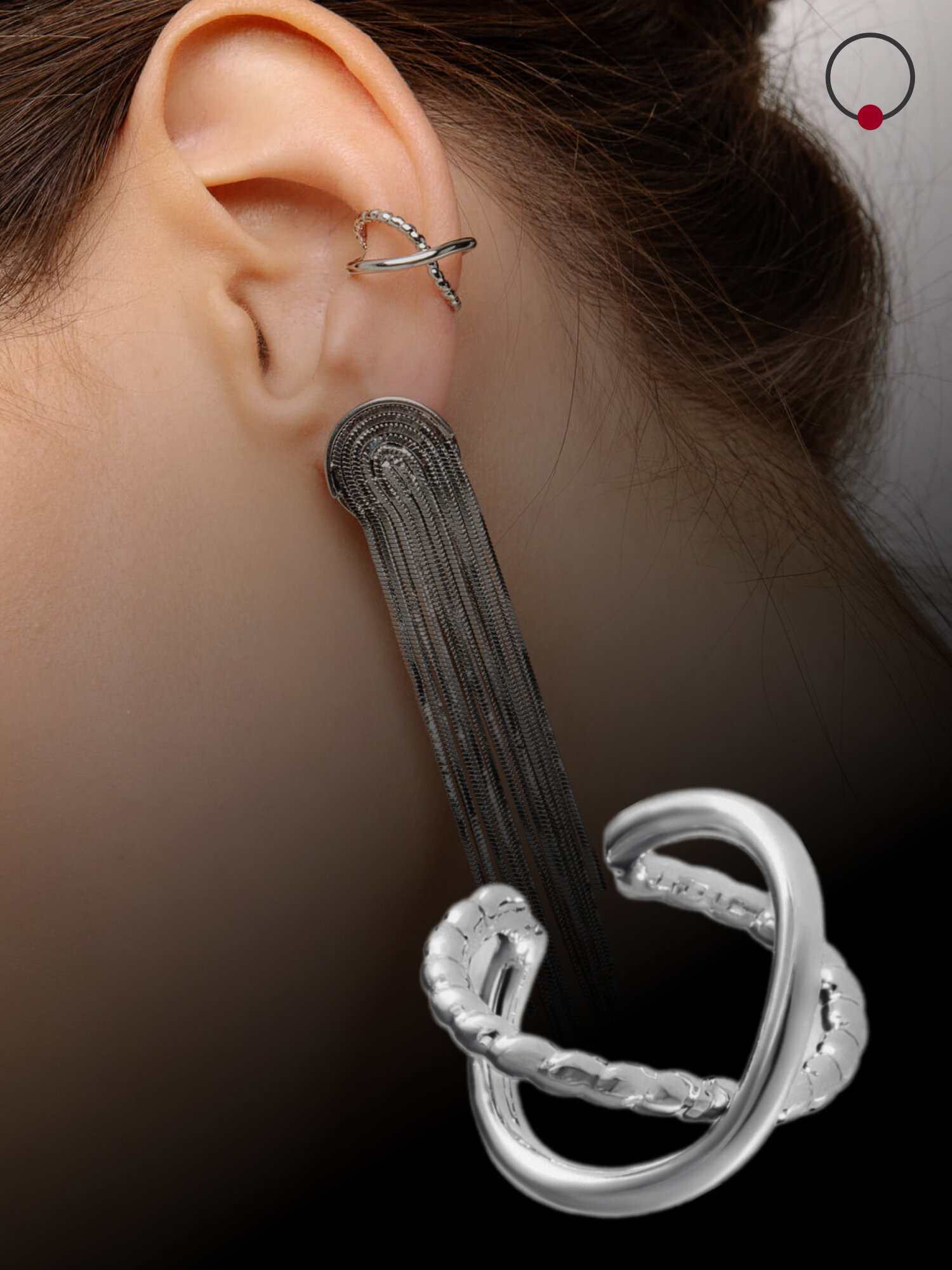 Моносерьга кафф