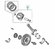 Поршень двигателя автомобиля Honda/Acura V6 3.5; Артикул Honda: 13050R9PA00 (Ори...