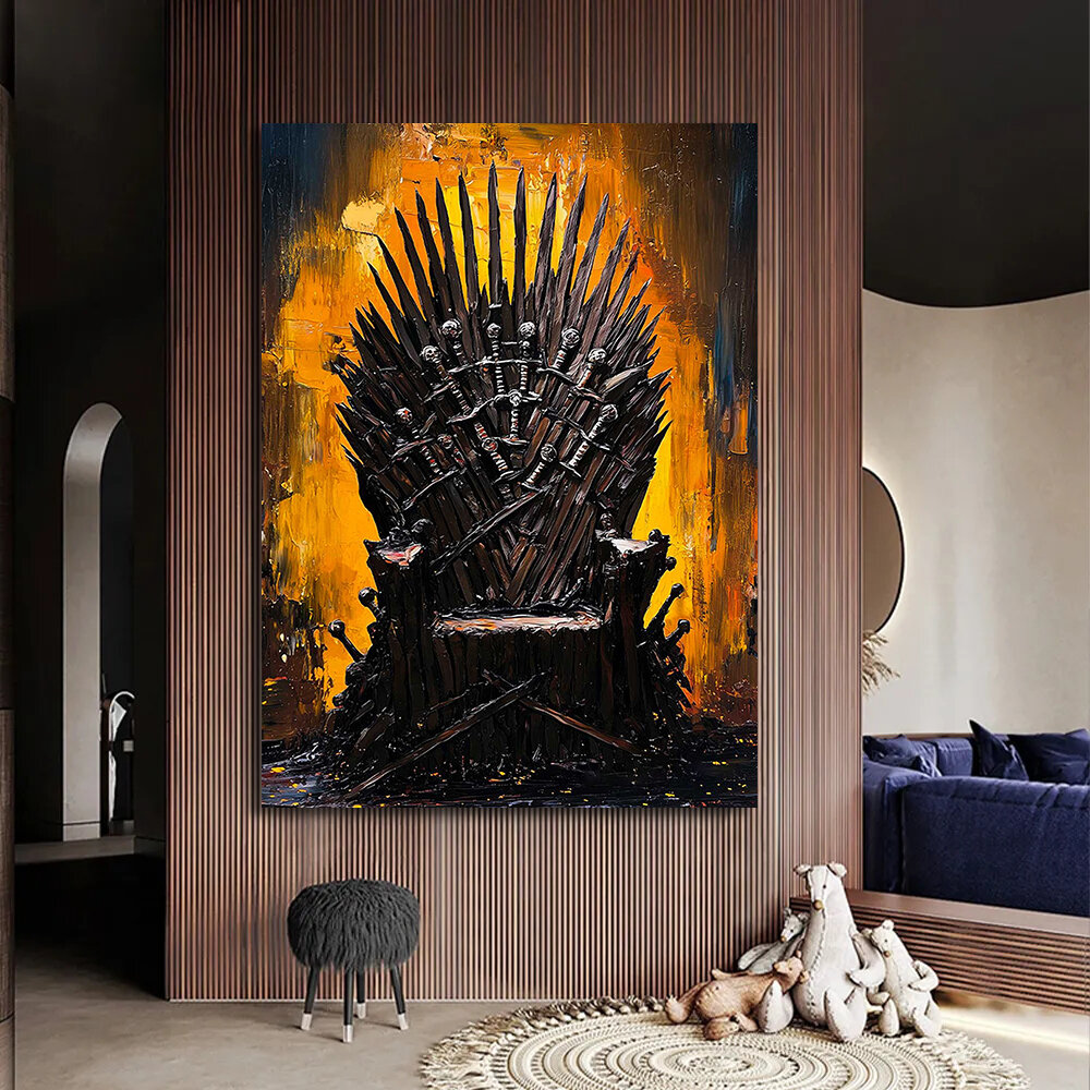Игра престолов / Железный трон, Картина интерьерная / на стену, 30х40 см.