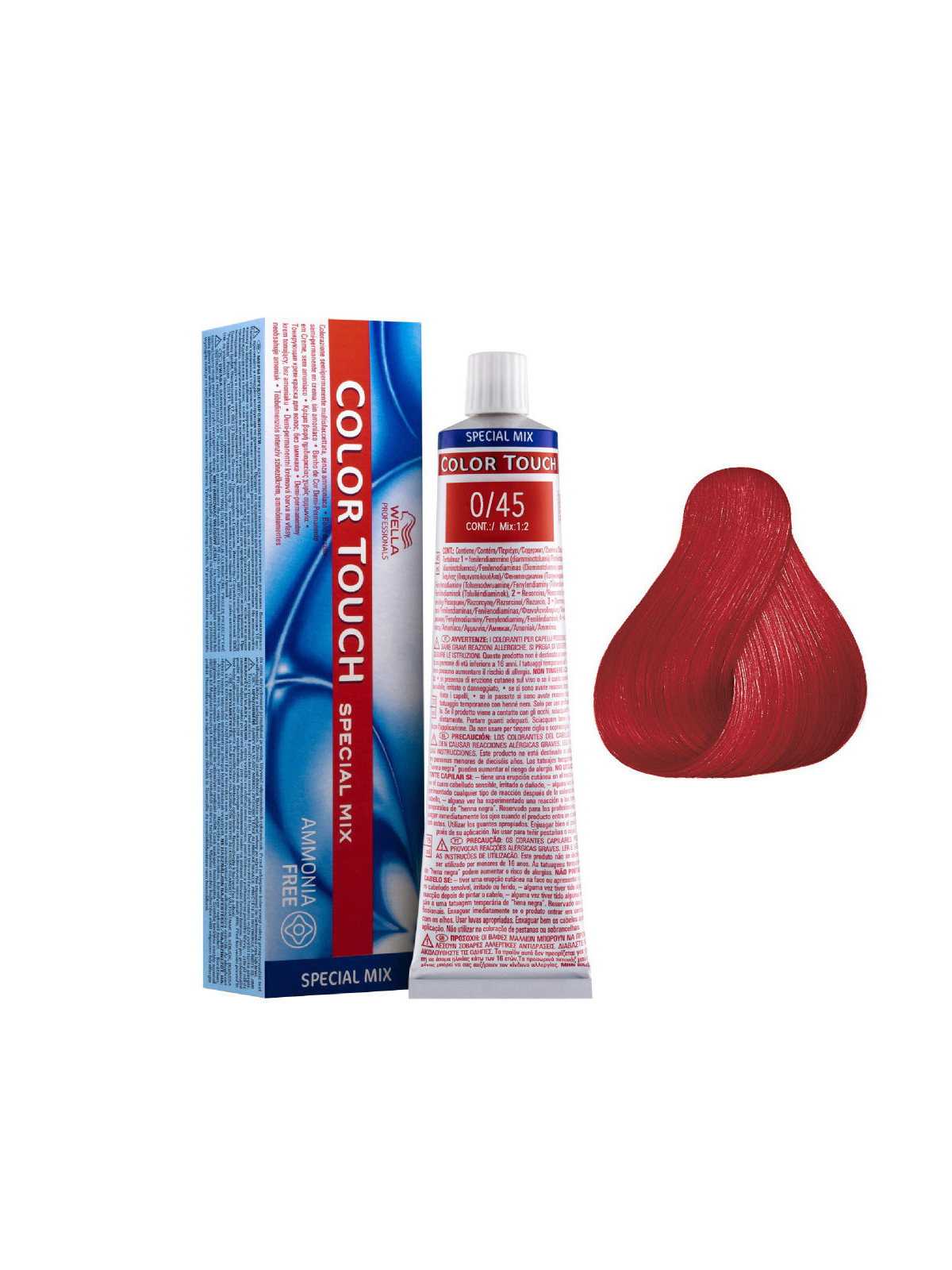 Wella Color Touch 0/45 - Тонирующая краска без аммиака магический рубин 60 мл