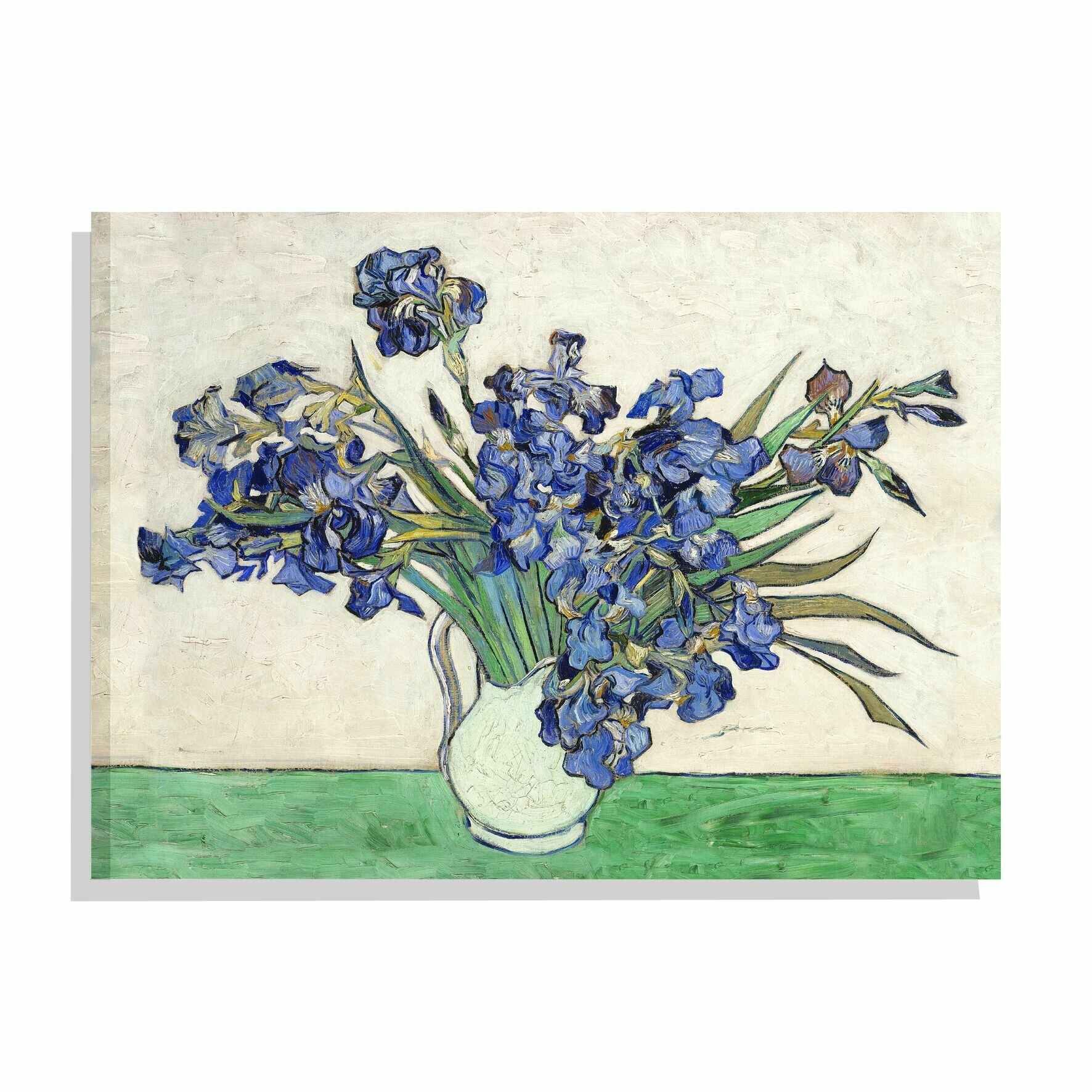 Картина на холсте, репродукция Ваза с Ирисами - Винсент Ван Гог