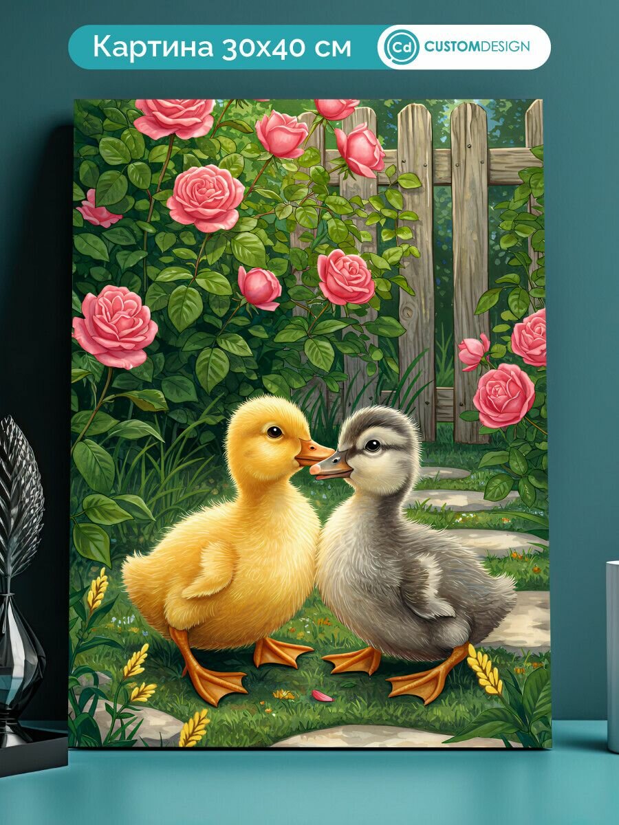 Картина на стену для интерьера Гусь 30x40 см