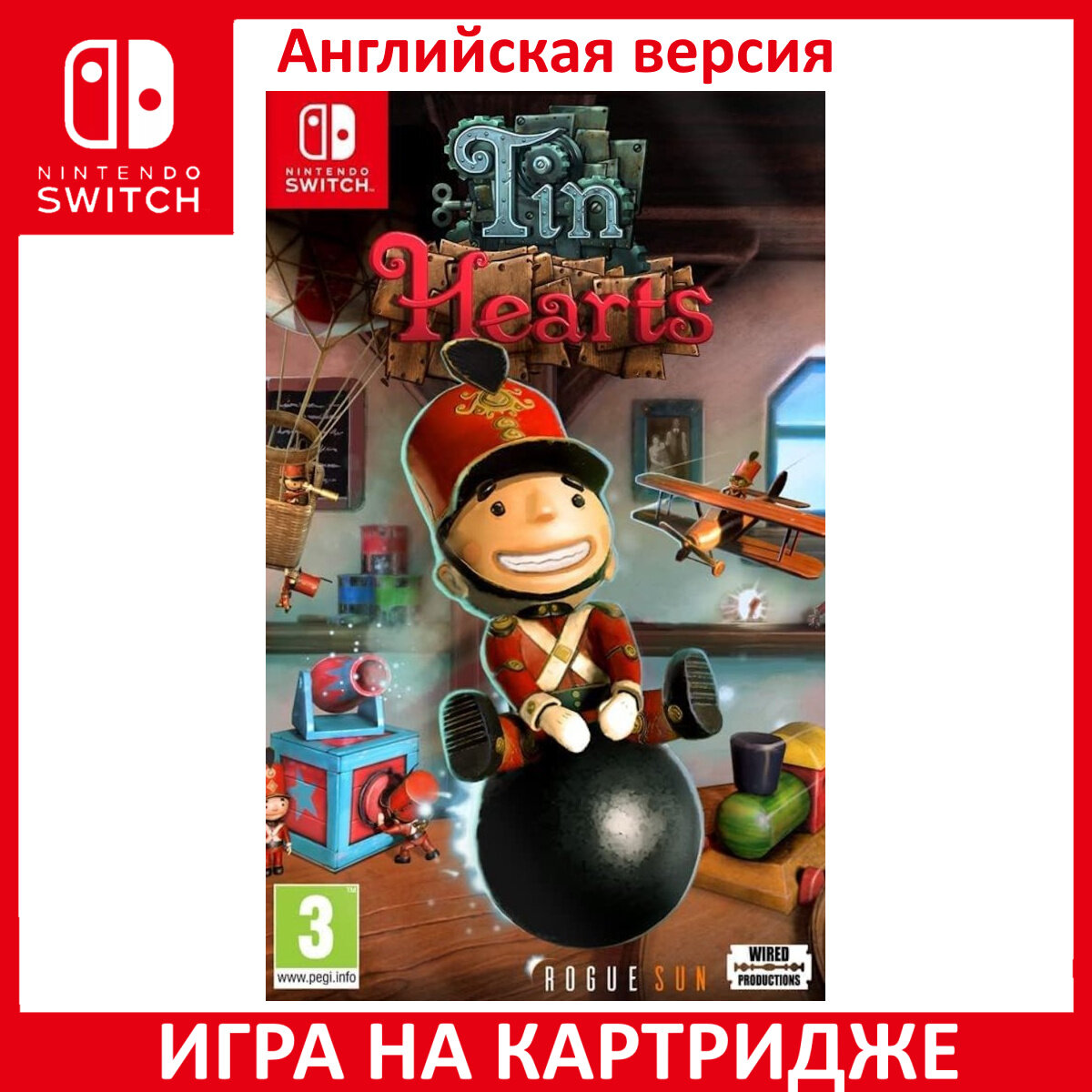 Игра Tin Hearts Switch Английский язык Картридж на Nintendo Switch