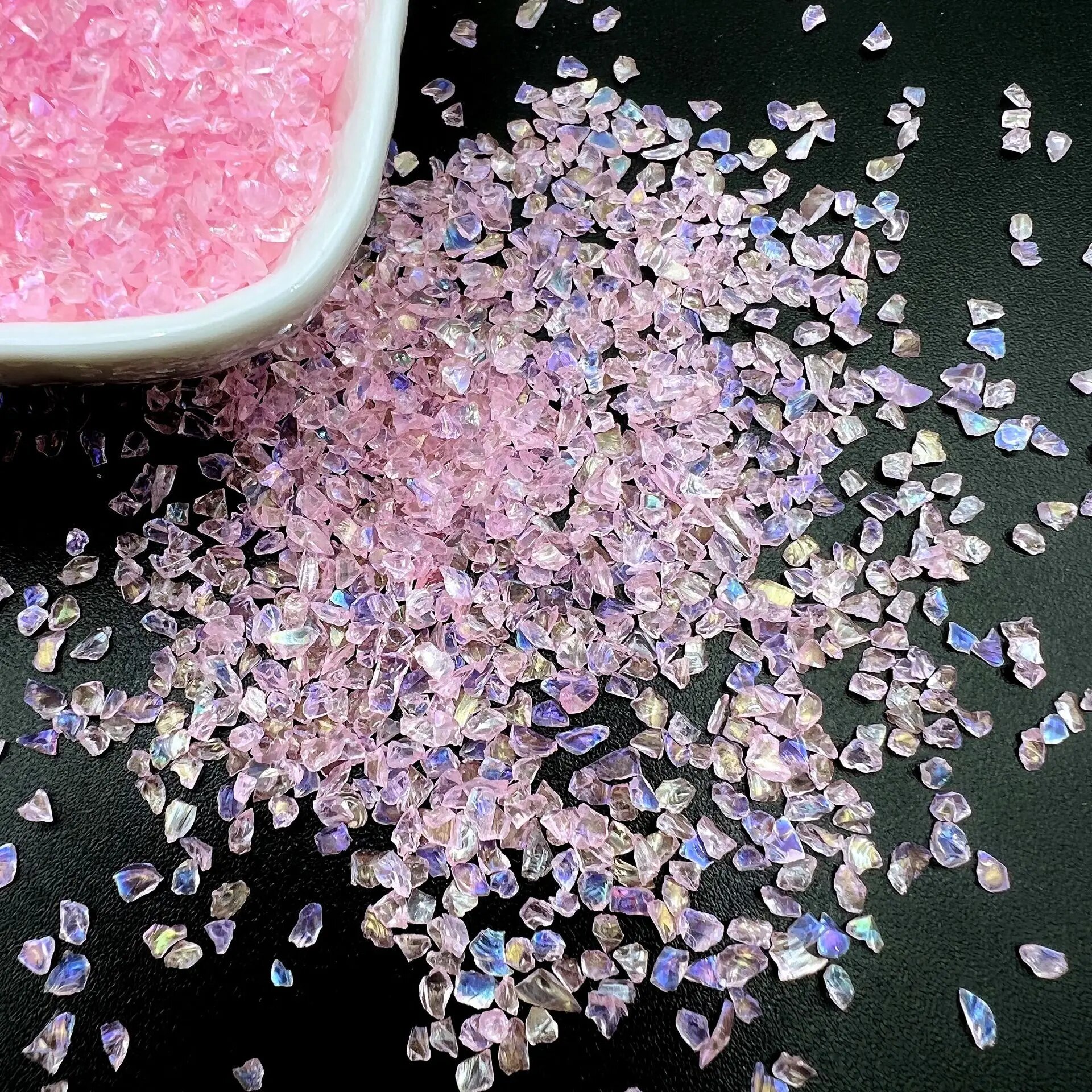 ACTBOBO Разбитое стекло для эпоксидной смолы 2-3 мм 20г Pink