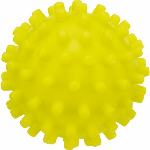 Trixie 3429 игрушка Мяч игольчатый с пищалкой ф10см