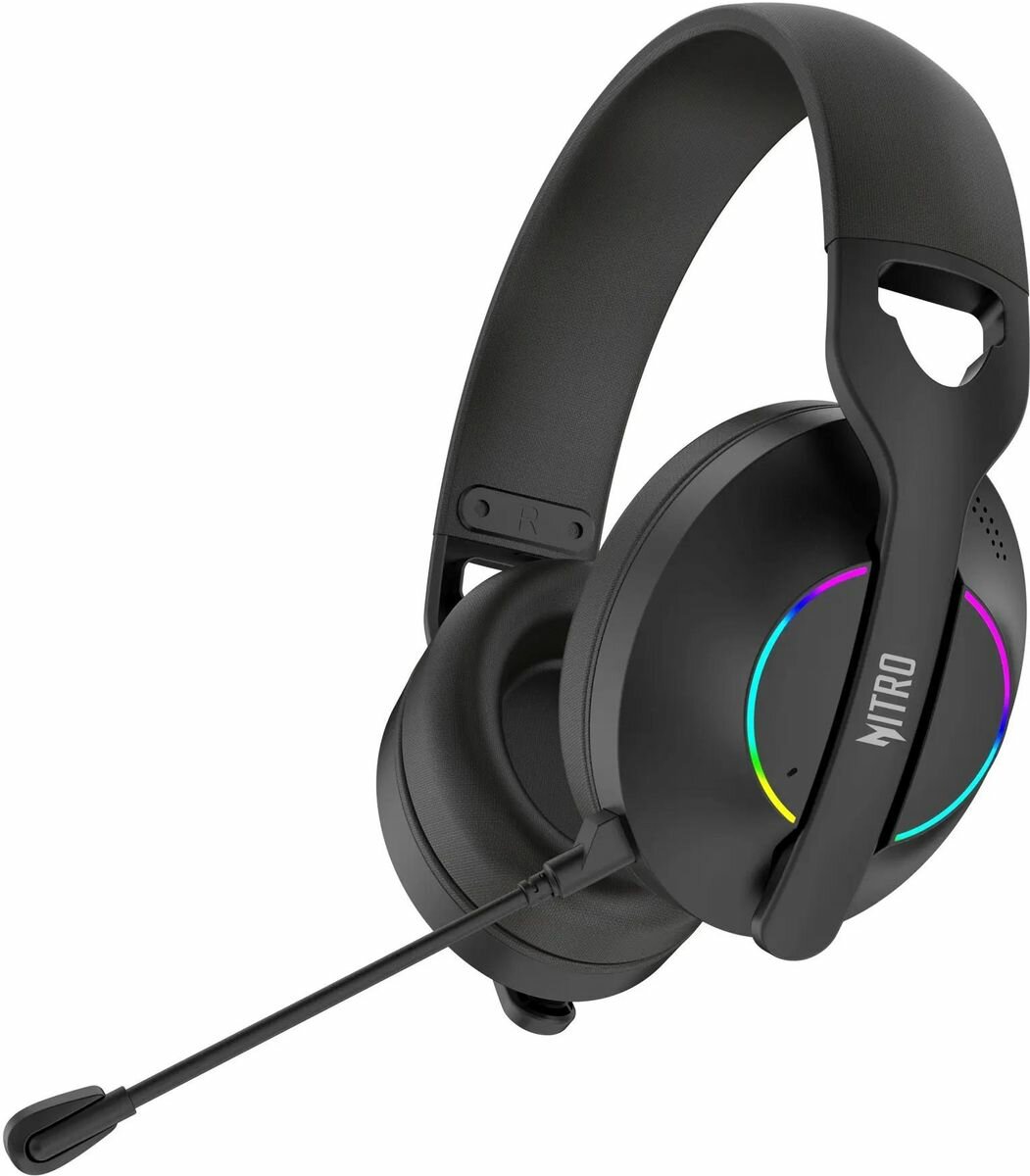 Наушники Acer OHR400 Nitro черный 1м мониторные BT/Radio/3.5mm (ZL. HDSEE.00G)